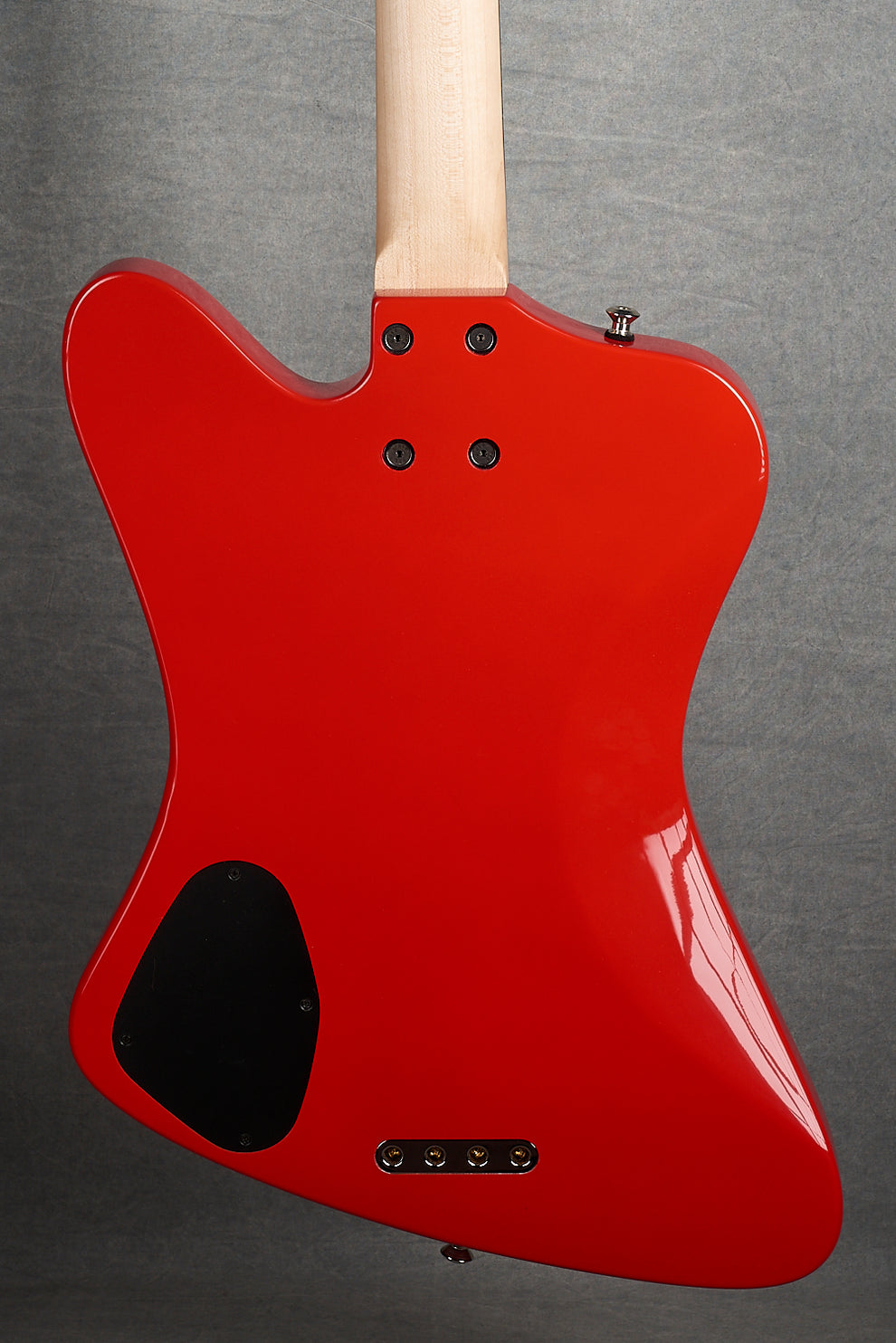 Thundercat-P Bass (inspired by John Entwistle ) Kasan Red – Feline Guitars